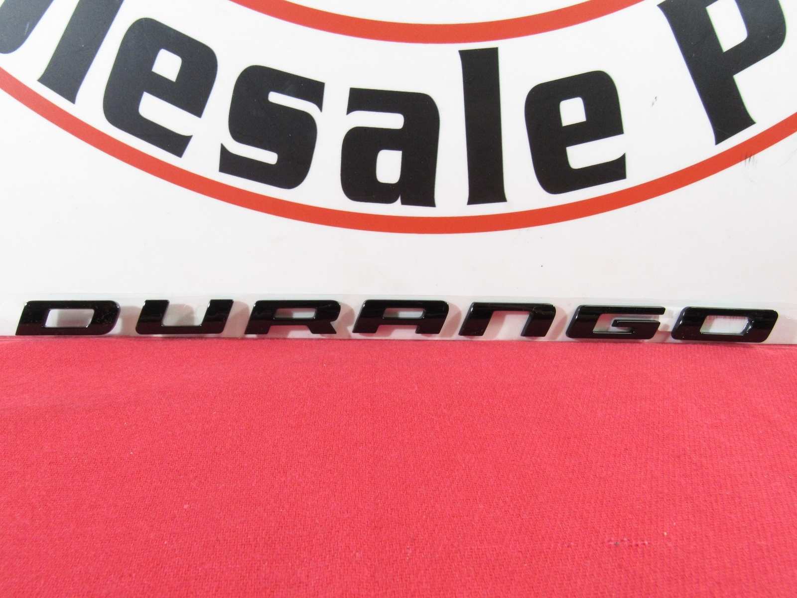 DODGE DURANGO Emblema de placa de identificación Durango negro ...