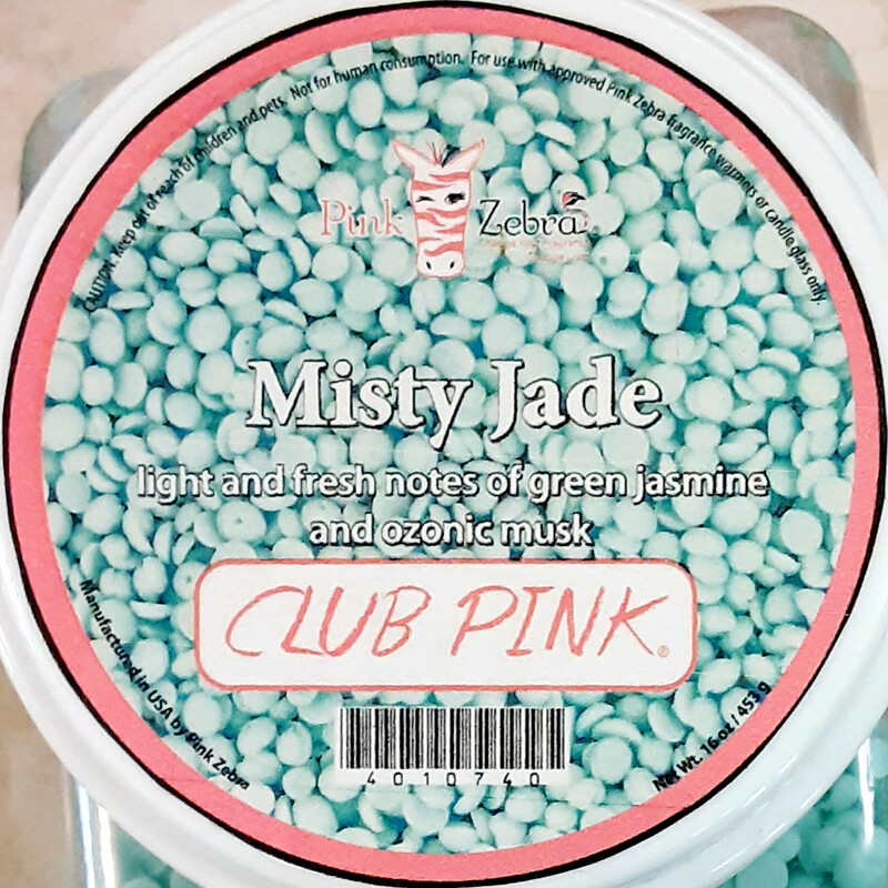 Pink Zebra Misty Jade Sprinkles 1 jar in bag soy/wax melts fragrance 3. ...