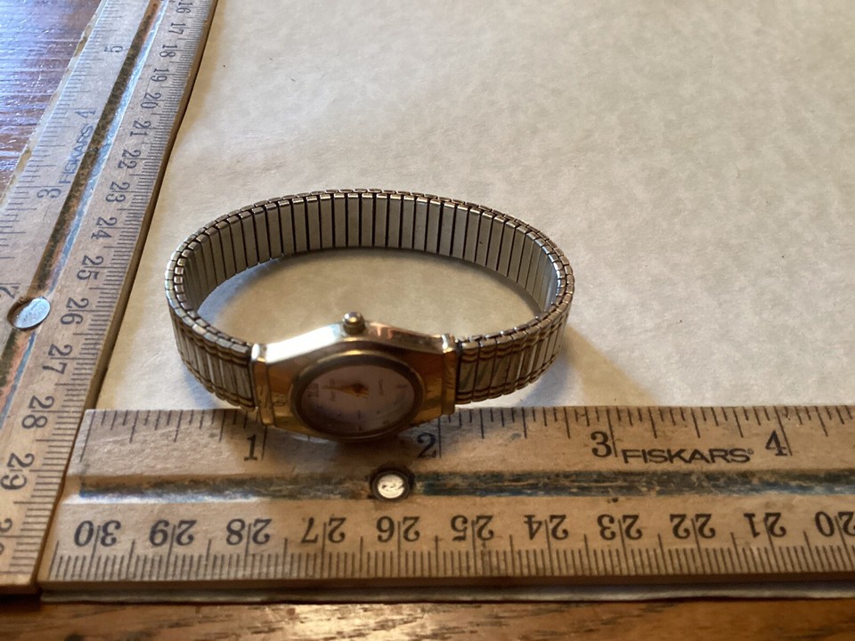 Armitron Womens Two Tone Quartz Watch 25/5394-5 AL21E Stretch New ...