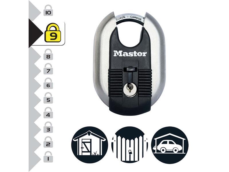 Master Lock Excell™ Titanium Reinforced 60mm Padlock MLKM187 | eBay