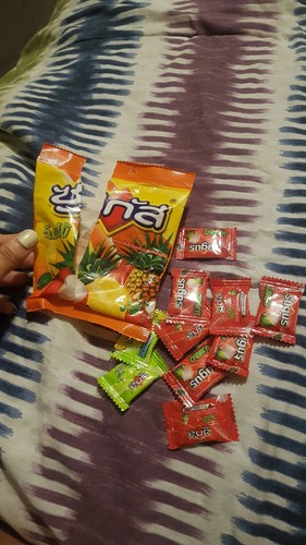 3 X45 G Sugus Jumbo Lychee and Pineapple Flavoured Chewy Candy With ...