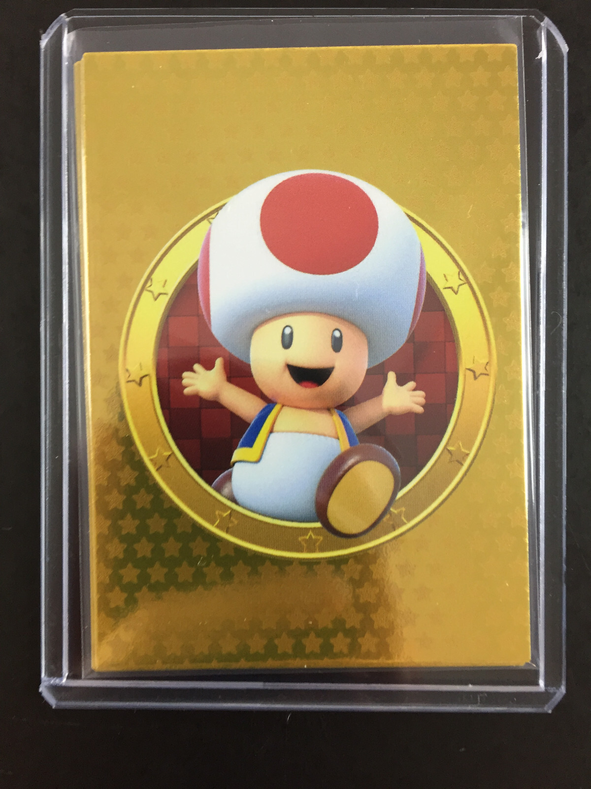 Super Mario Golden Card Toad #148 Panini / 4 Gold Trading Cards | eBay