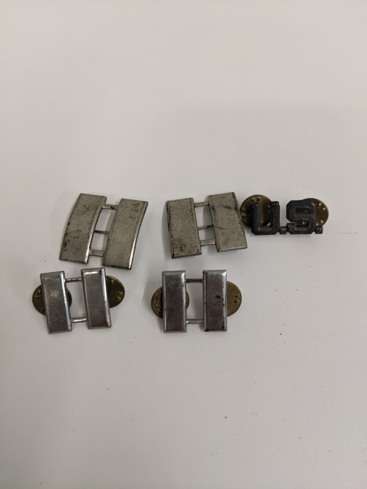 VTG NS Meyer New York Captain Insignia Bars set of 4 Military Rank plus ...