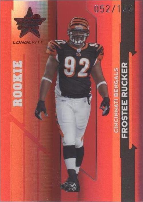 2006 Leaf Rookies & Stars Longevity - Rookie Frostee Rucker #133 Ruby ...
