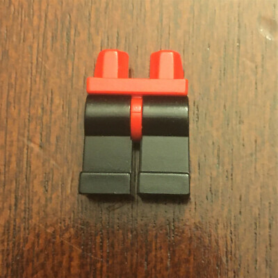 LEGO Minifigure BLACK (w/Red Accent) Legs / Pants | eBay