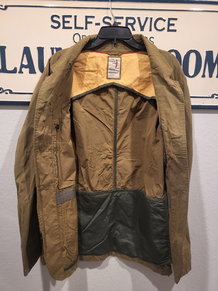 Relwen Flyweight Flex Blazer 2 XL Brown mens jacket casual | eBay