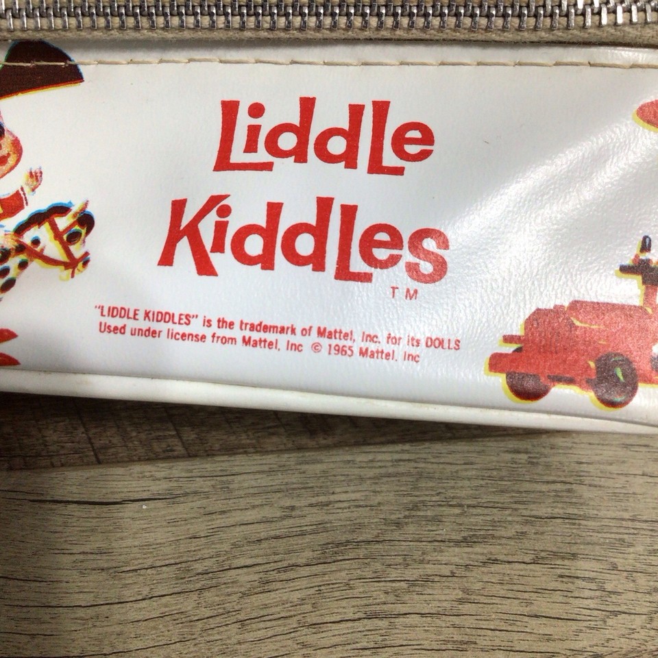 Vintage 1965 Liddle Kiddles Vinyl Zip Doll Carrying Case by Mattel | eBay