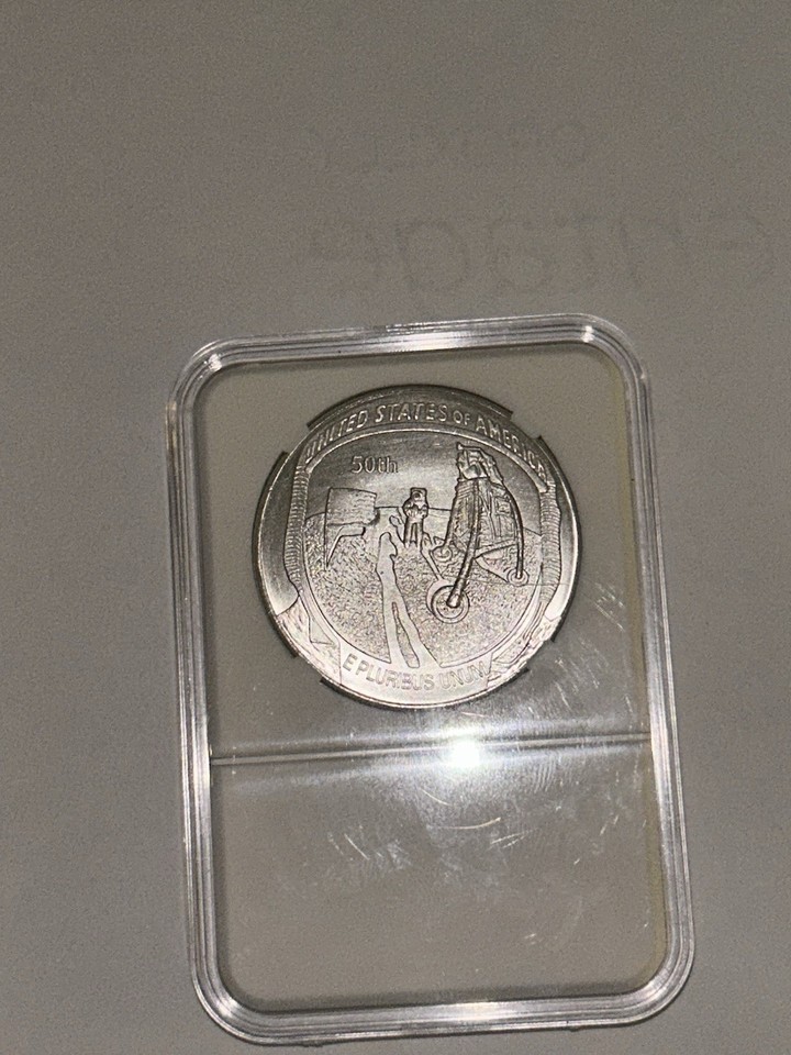 50th anniversary Moon Landing Coin Epluribus Unum Mercury Gemini Apollo ...