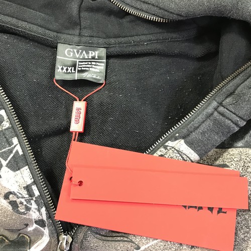 Guapi Hoodie Mens 3XL Wanted Dead Or Alive Skeleton Limited Edition Zip ...