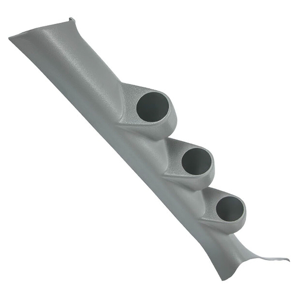 GlowShift Gray Triple Gauge 52mm Pillar Pod for 08-15 Mitsubishi Lancer ...