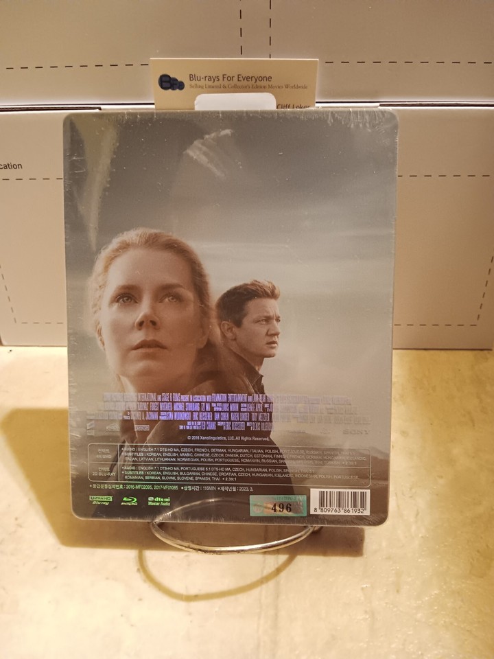 Arrival 4K 1/4 Slip SteelBook Blu-ray Weet Collection (Korea)[2016 ...