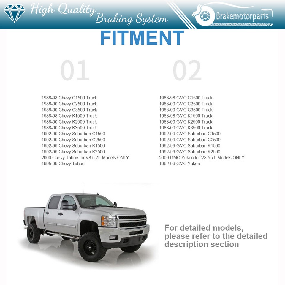 Power Black Passenger Side Right View Mirror For C/K Suburban Tahoe ...