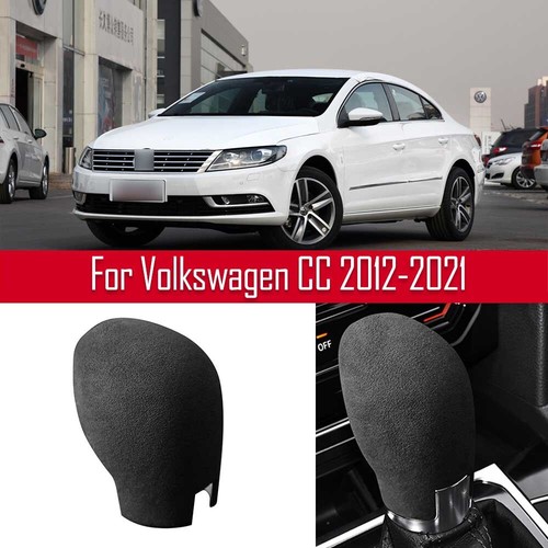 Suded Car Gear Shifter Knob Frame Sticker Interior Trim Cover For VW CC ...