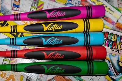 Victus Crayon -10 USA Baseball Bat VSBVIB10CU Red Pink Blue Green ...