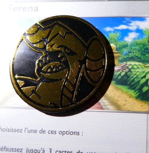 POKEMON COLLECTABLE RARE FLIP COIN HOLO TOKEN CARD CARTE NEUF MINT #02 ...