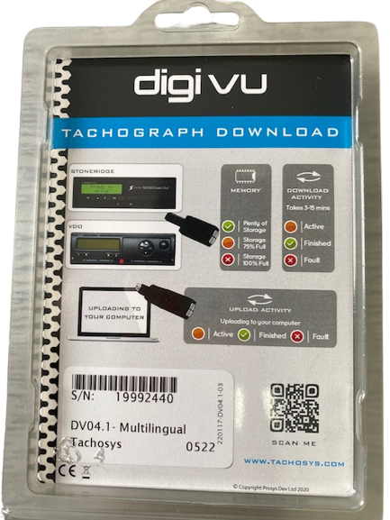 DigiVu 4 Tachograph Download Key - DV04 | eBay UK