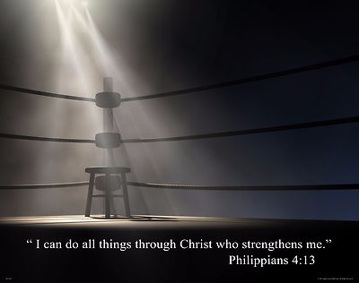 Fight Cancer Hope Religious Motivational Poster Art Print Home Gym Wall ...