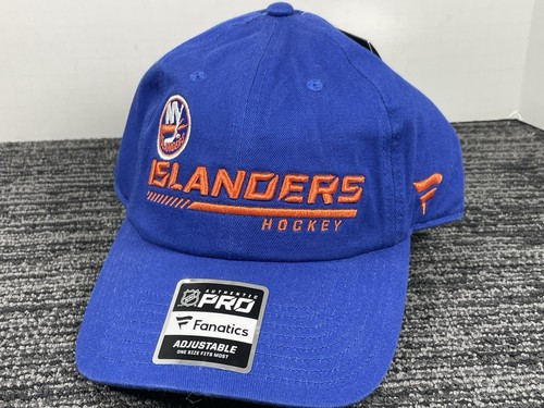 🔥 New York Islanders Hat Blue Authentic Pro Fanatics Stretch One Size ...