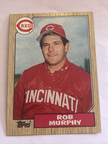 1987 Topps Baseball Card Rob Murphy Rookie Cincinnati Reds #82 | eBay