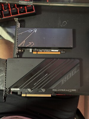 ASUS ROG HYPER M.2 CARD PCIE NVME M.2 EXPANSION CARD | eBay