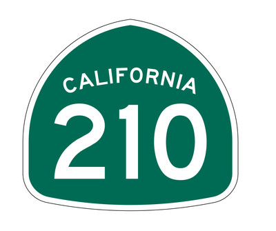 California State Route 210 Sticker Decal R1267 Highway Sign | eBay
