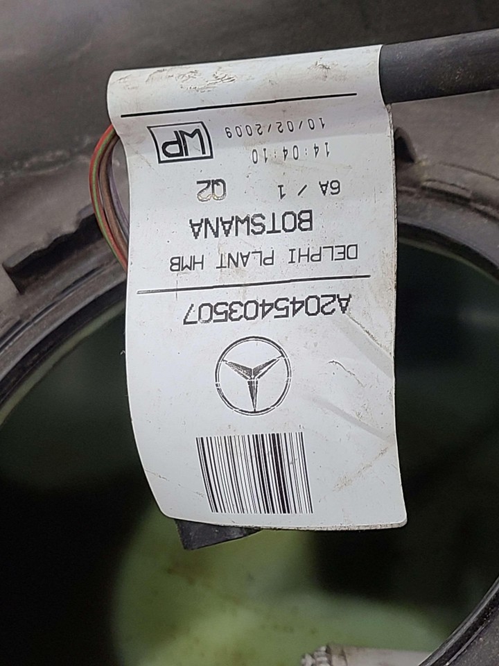 08 - 12 Mercedes C300 204 Type Fuel Tank Gas Tank Assembly OEM ...