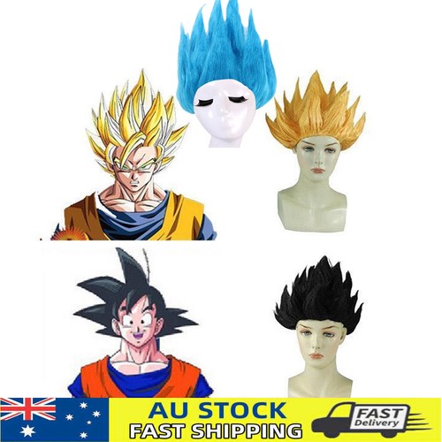 Dragon Ball Cosplay Costume Hair Wig Z Goku Japan Anime Costume Wigs 3 ...