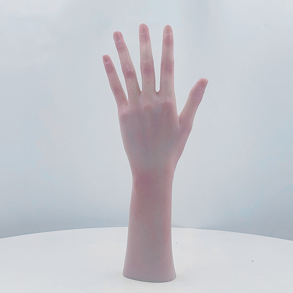 Silicone Female Right Hand Model Bendable Model Realistic Hand for ...