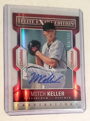 2014 Panini Elite EEE Mitch Keller Auto Rc #/100 Die Cut Pittsburgh ...
