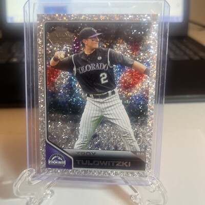 2011 Topps Lineage - Platinum Diamond Anniversary #80 Troy Tulowitzki ...