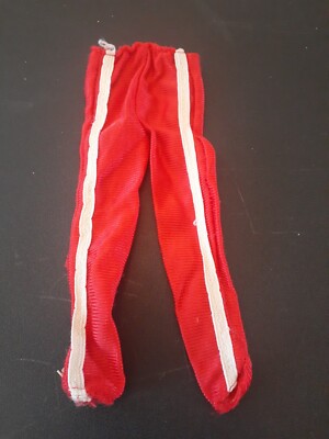 Vintage Barbie red track jogger pants | eBay