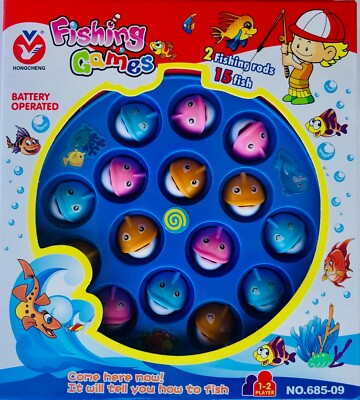 New Kids Fishing Game Fish Game Set Electric Educational Kids Fishing ...