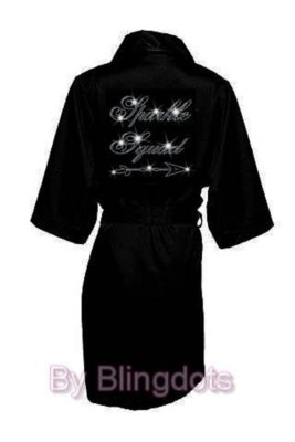 Team Bride Bling Sequins robe, Bridesmaid bling Robe, Bridesmaid ...