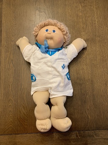 Cabbage patch kids strawberry blonde With Blue Eyes boy 85 W/ sailor ...