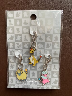 Pokemon Metal Charm Mareep Mococo Denryu National picture book Japan F ...