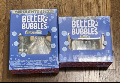 Better Bubbles Starter Kit & Refill Kit & 2pc Wands | eBay