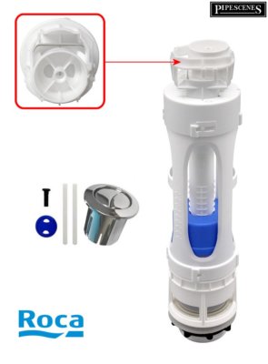 Roca Spare Flush Valve OLD STYLE AH0003600R & Dual Flush Push Button ...