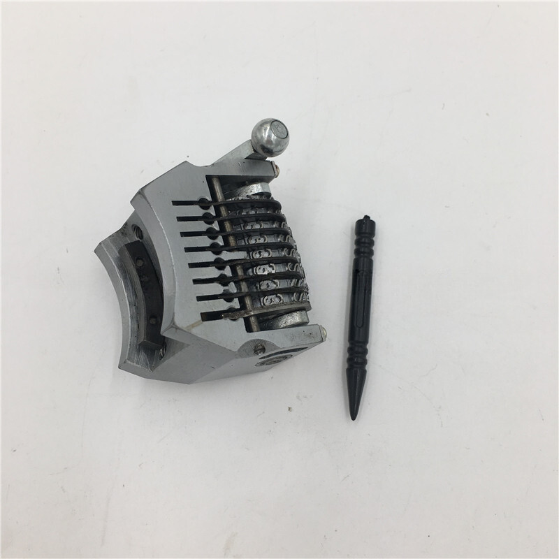8 Digits Vertical Backward 0987654 Numbering Machine Reverse Offset ...