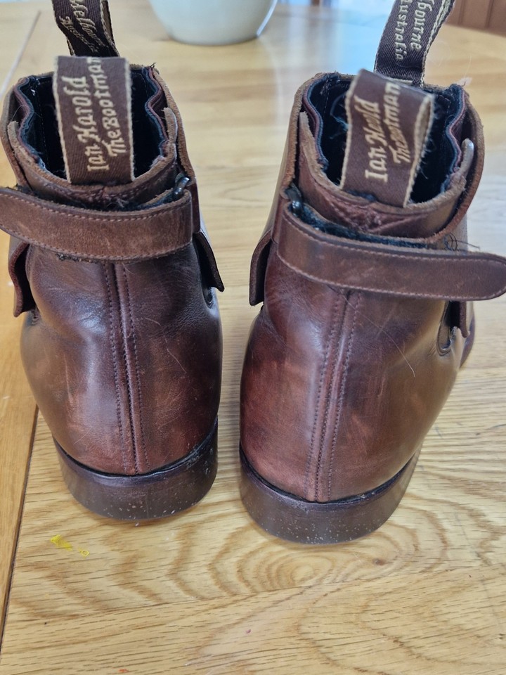Ian Harold Australian Grazier Dealer Boots Brown | eBay UK
