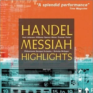 G. F. HANDEL NICHOLAS MCGEGAN - Handel: Messiah (highlights) - CD ...