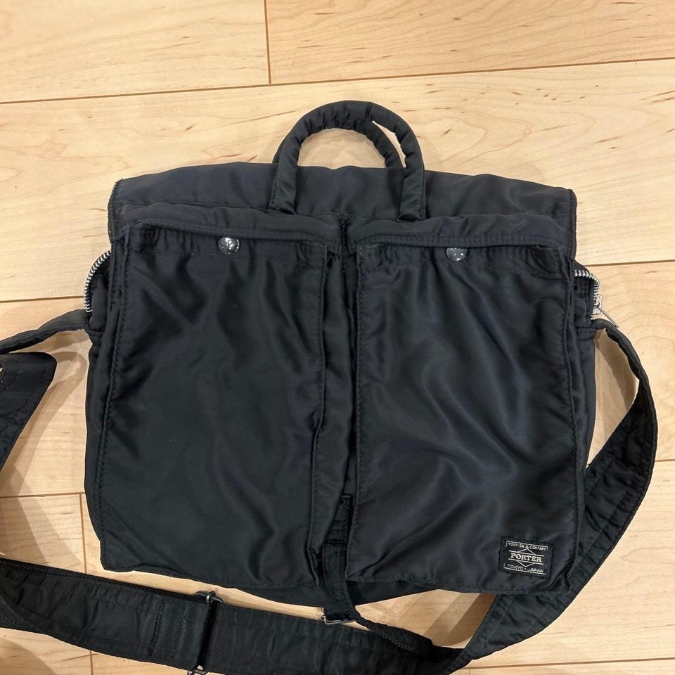 Yoshida Porter Tanker 2-way Shoulder Bag Nylon Black Men's From Japan ...