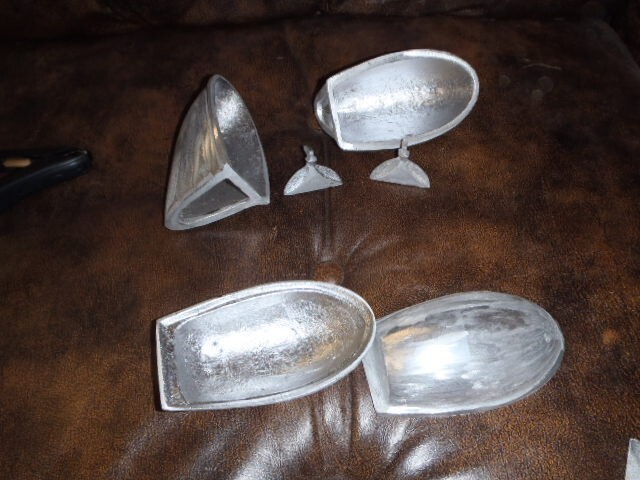 WOODLITE COWL LIGHT SHELLS HOT ROD SCTA RAT MODEL A T RATROD 1932 FORD ...