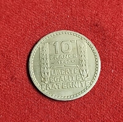 Vantage Coin ISSUED 1947 FRANCE 10 FRANCS - Great Coin - Free Shipping ...