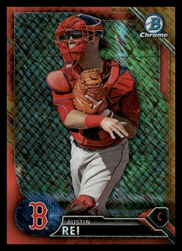 2016 Bowman Chrome Orange Shimmer Refractor Austin Rei Rc #BCP-165 | eBay