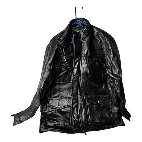 HABAND EXECUTIVE DIVISION Men's Genuine Leather Jacket size XL | eBay