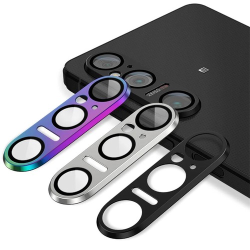 Camshield For Sony Xperia 1 VI V Alloy Camera Lens Bezel HD Glass Film ...