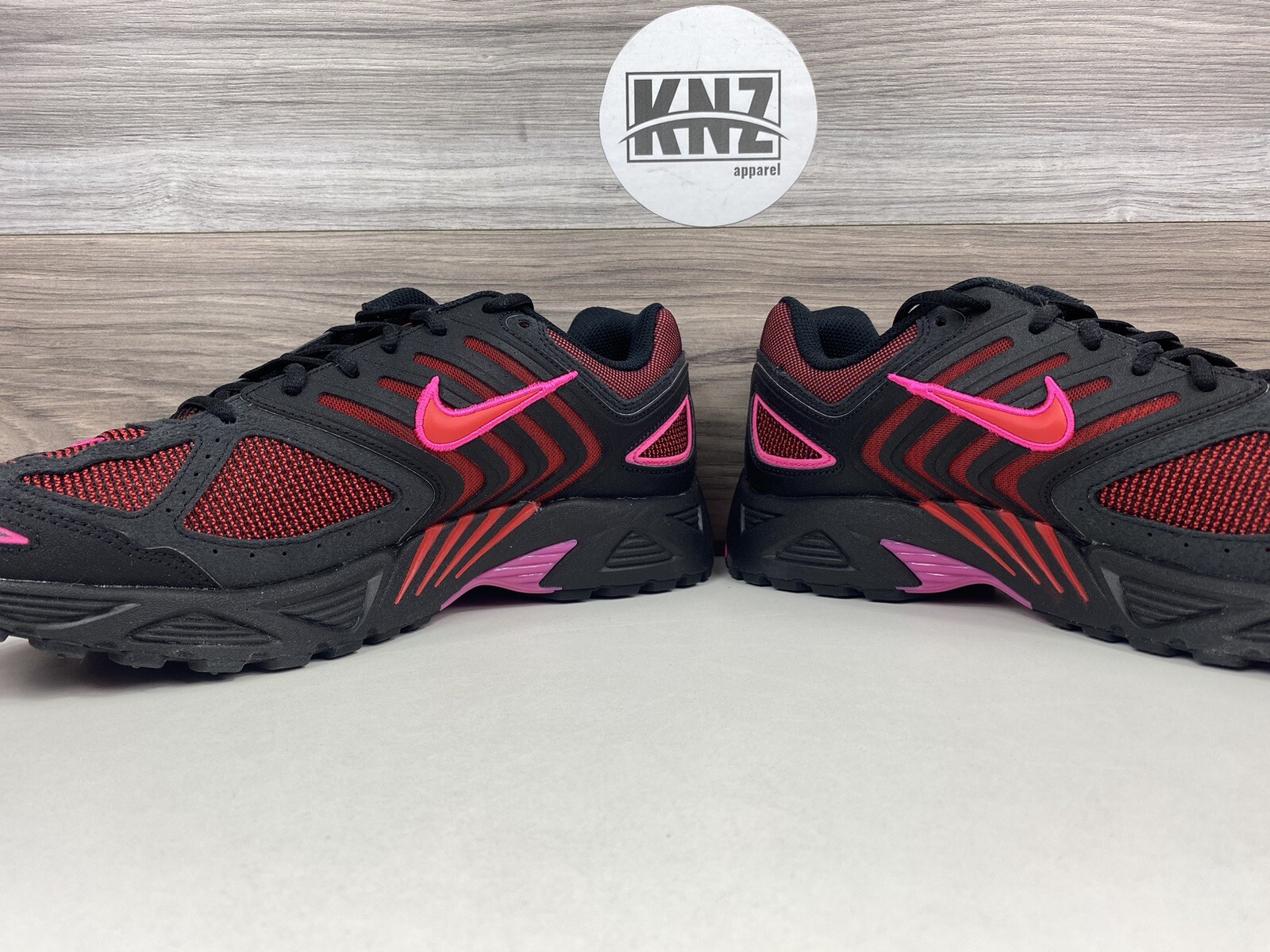 **Nike Air Pegasus 2K5 2005 Black Fire Red Fierce Pink FJ1912 001 Men's ...
