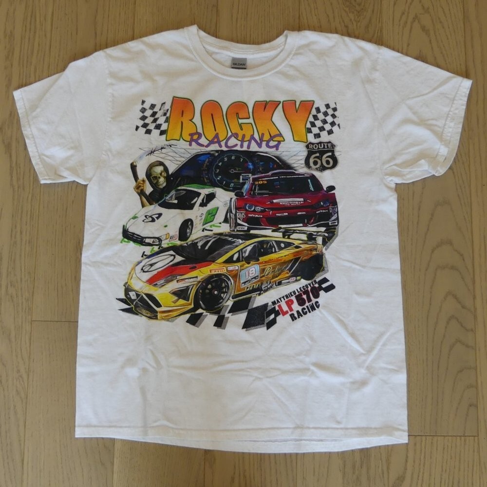 Rocky Racing Matthieu Lecuyer Racing Gildan White Lar… - Gem
