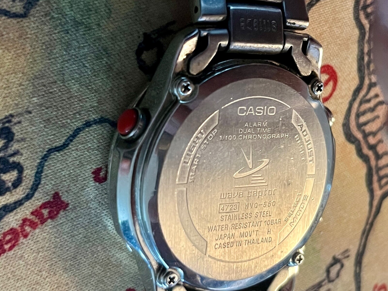 Casio Wave Ceptor WVQ-550 mit Original Case und Anleitung | eBay.de