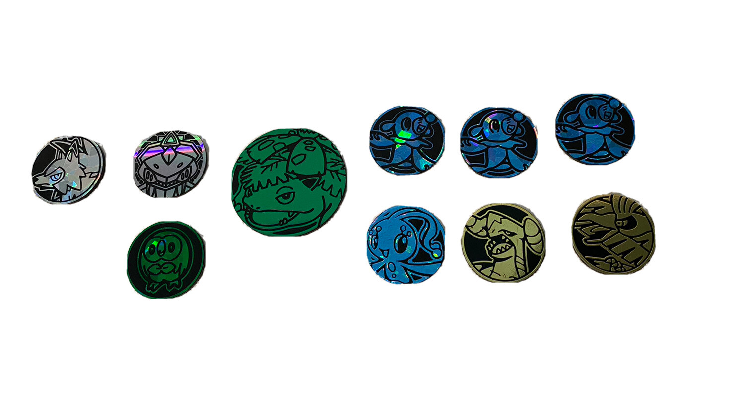 Pokemon TCG Flip Coins Lot Of 10 Assorted Coins Collectible | eBay